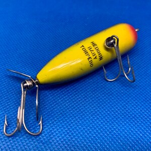 Heddon Fishing Lure Collection of 4, Vintage Tiny Torpedo, Baby Torpedo ...