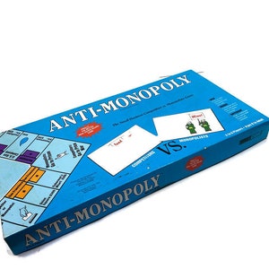 Anti-monopoly, Vintage 1989 Board Game for Families, Parties, Kids, the ...