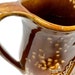 Antique Rockingham Pitcher Brown Glazed Pottery With Raised - Etsy
