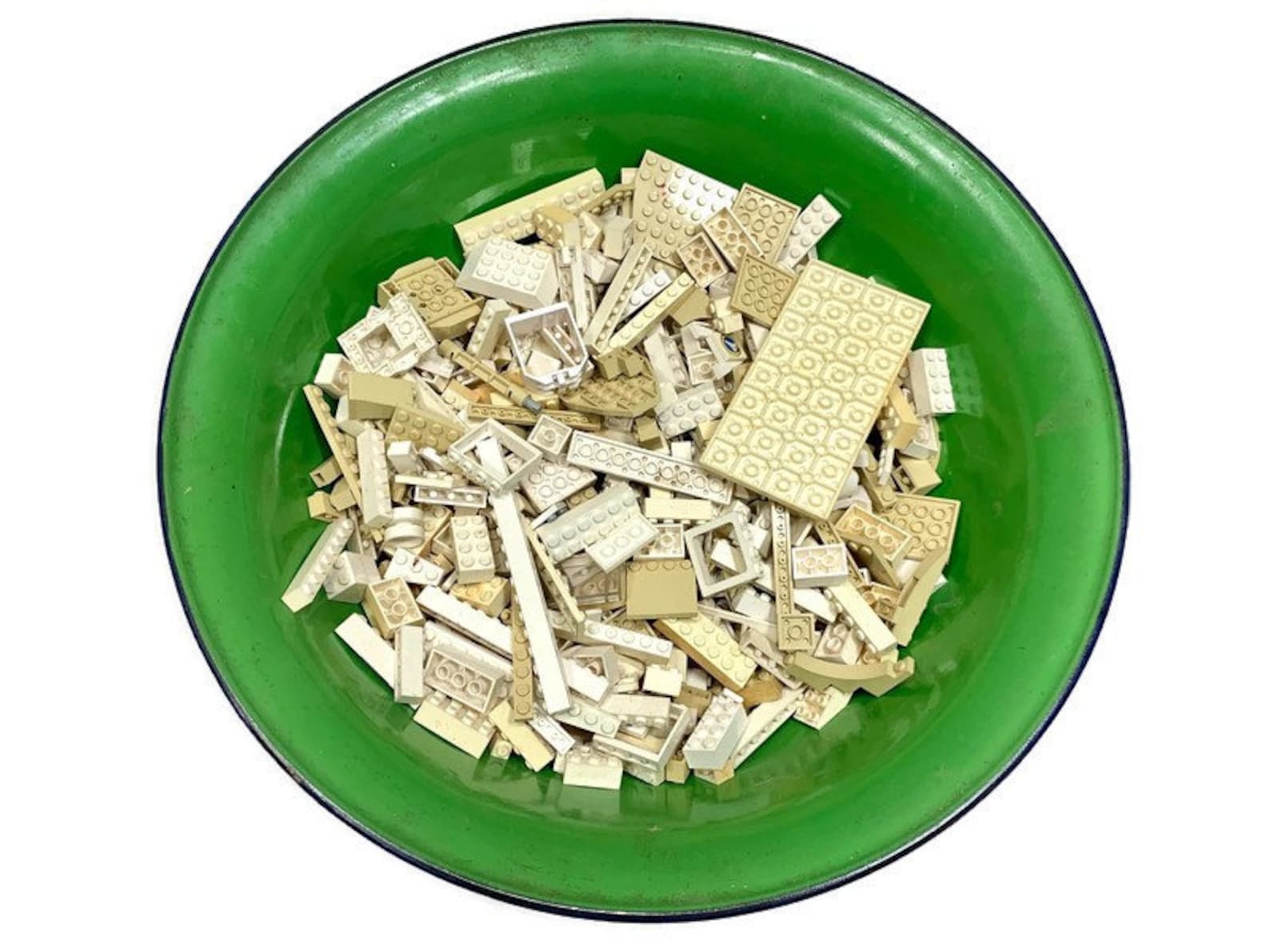 2 Pounds White & Beige Legos Lego Pieces With Tiles Bricks - Etsy