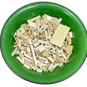2 Pounds White & Beige Legos, Lego Pieces With Tiles, Bricks, Plates ...