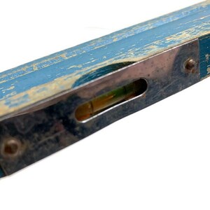 2 Wood Levels, Vintage 24" Craftsman and 12" Handy Andy Glass Bubble ...