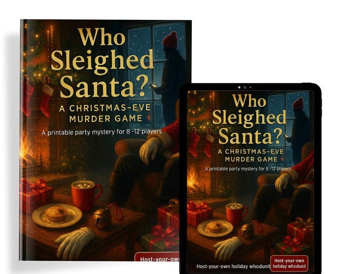 XL 30 PLAYER Who Killed Santa's Elf? // Christmas Murder Mystery ...