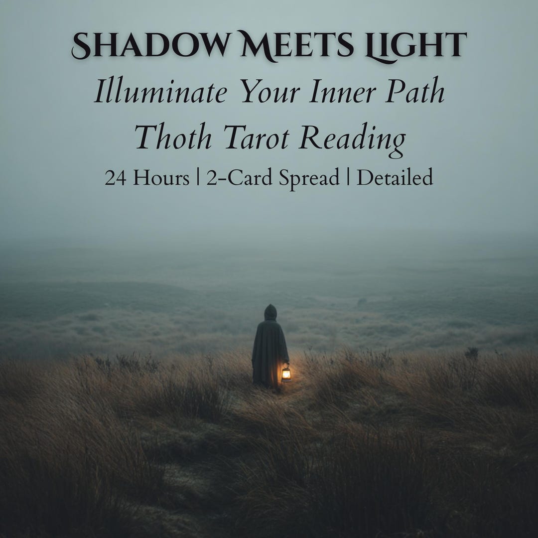 Shadow Work Thoth Tarot Reading: Shadow Meets Light 2-card Spread ...