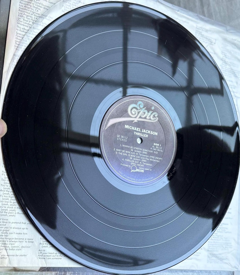 Rare Michael Jackson "thriller" Promo Album: Quincy Jones Producer ...