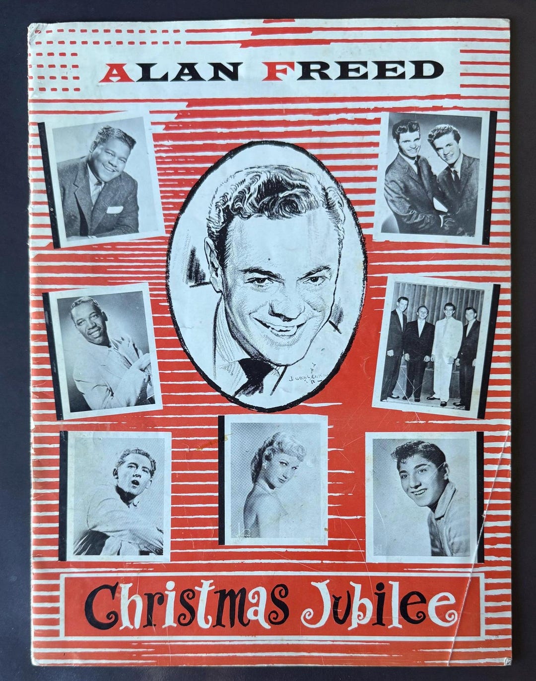Vintage Alan Freed's 1957 Christmas Jubilee Concert Program: Music ...