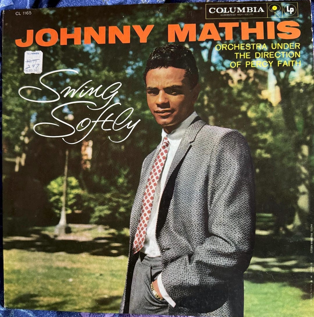 Vintage 1958 Johnny Mathis “swing Softly” Vinyl Album. Excellent ...