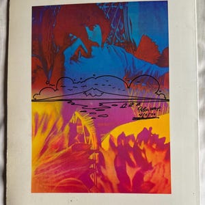 Vintage PETER MAX 1970 Poster Book. Includes Beautiful Peter Max ...