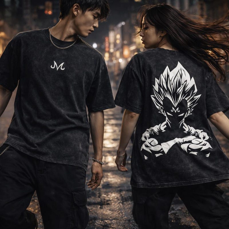 Baggy Anime Tshirt - Etsy UK