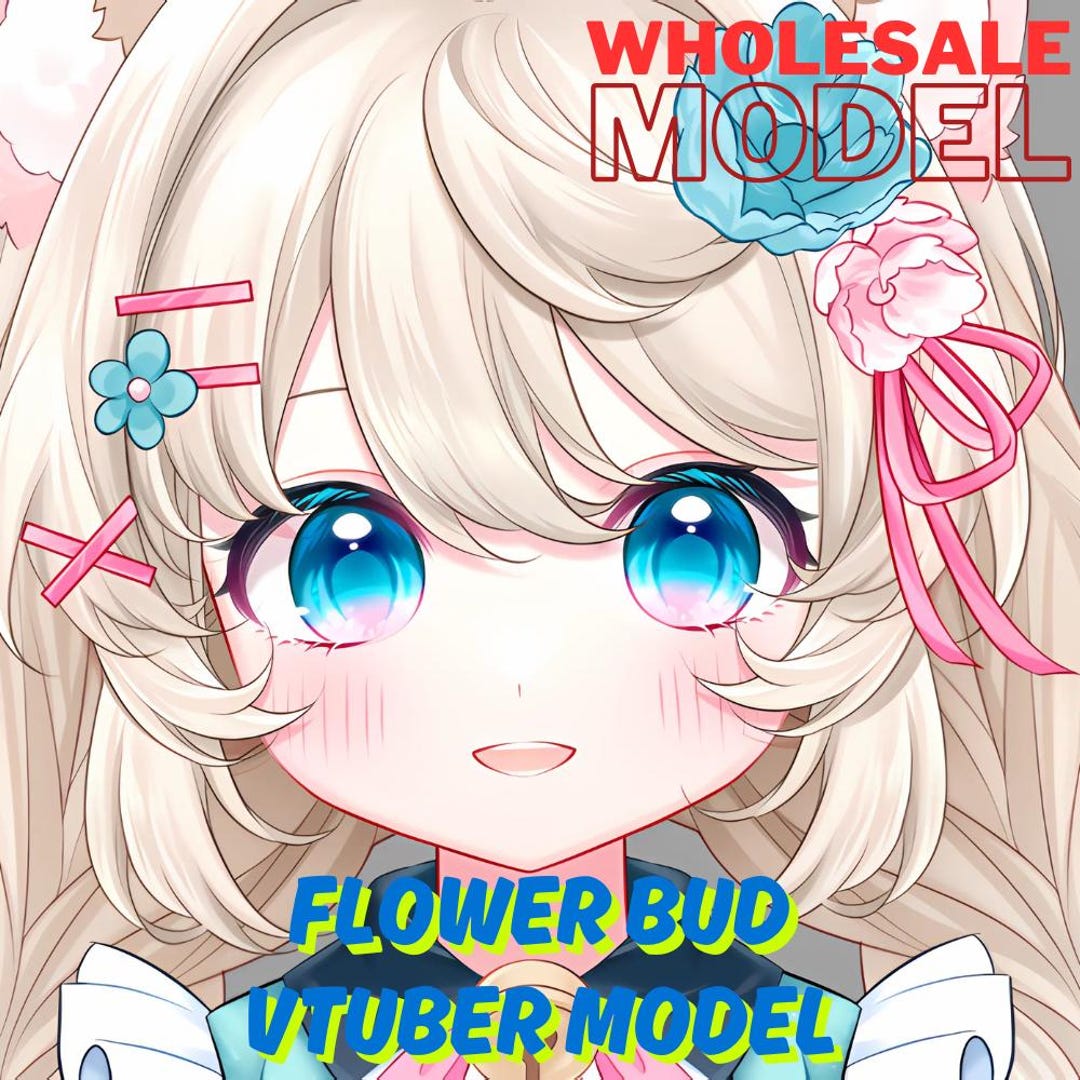 Buy LIVE 2D Model Flower Bud Vtuber Model for Sell [premade Vtuber ...