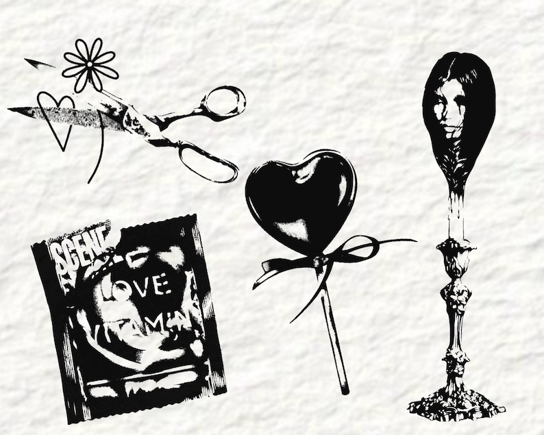 Procreate Brushes | Tattoo Stamps | Blackwork Tattoo Flash | Procreate ...