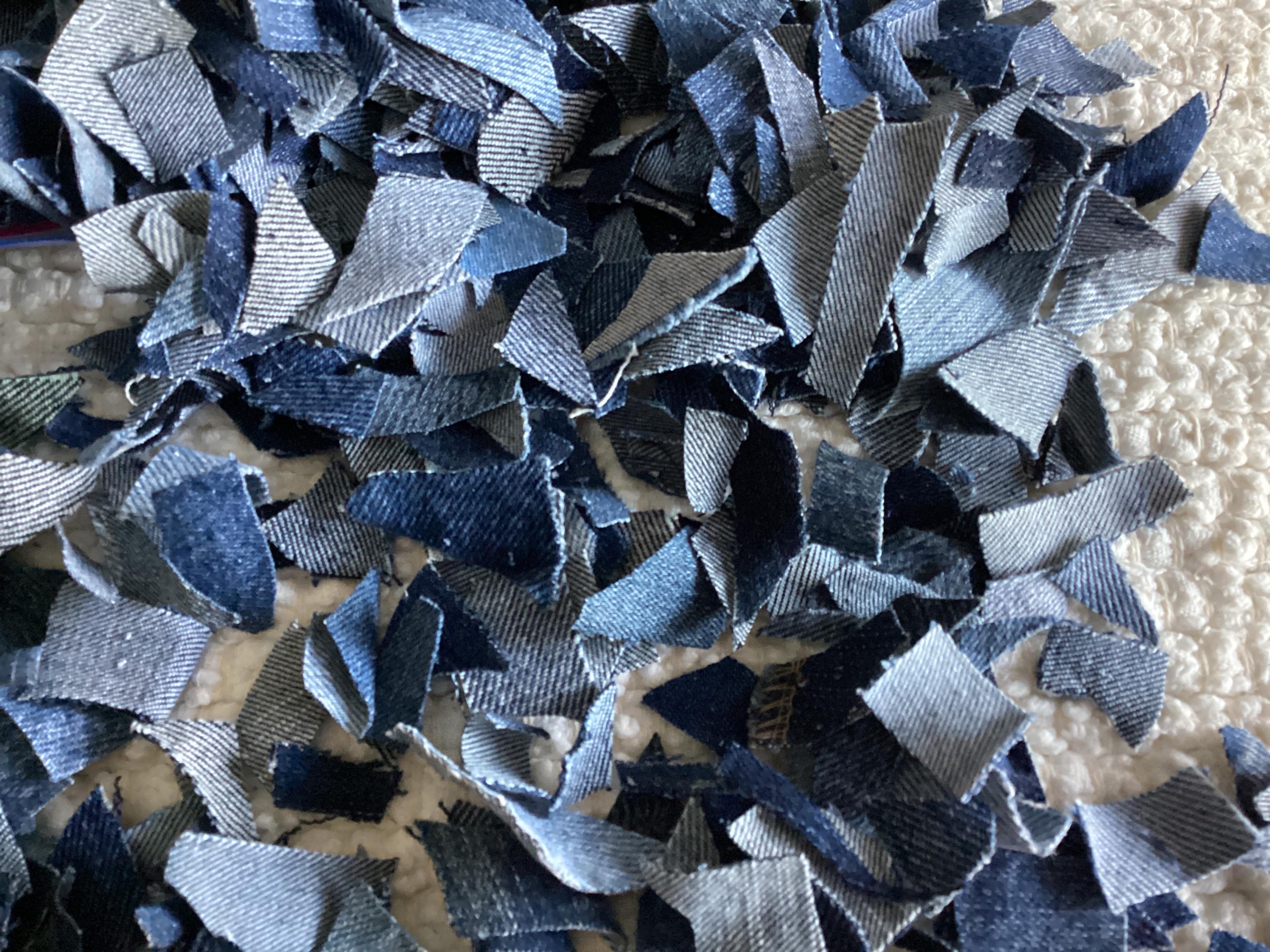 Blue Jean Denim Confetti: Rustic Party Decor, Wedding Crafts & Junk ...