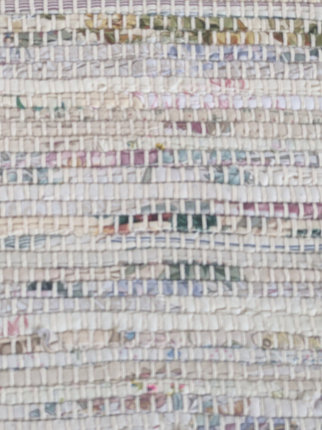 Handwoven Vintage Farmhouse Rag Rug - Washable and Reversible - Etsy