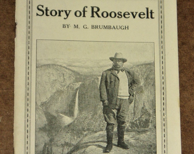 First Edition, the Story of Theodore Roosevelt, Paperback, 1922 - Etsy