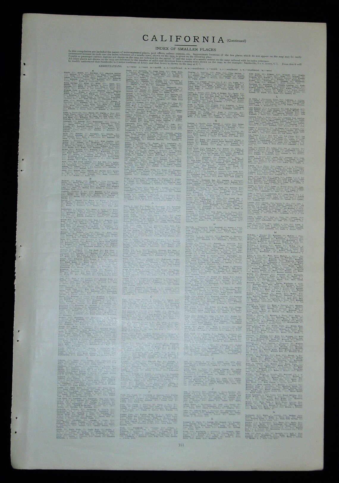 Map Page California 1932 Large 13.5 by 19.75 2 | Etsy