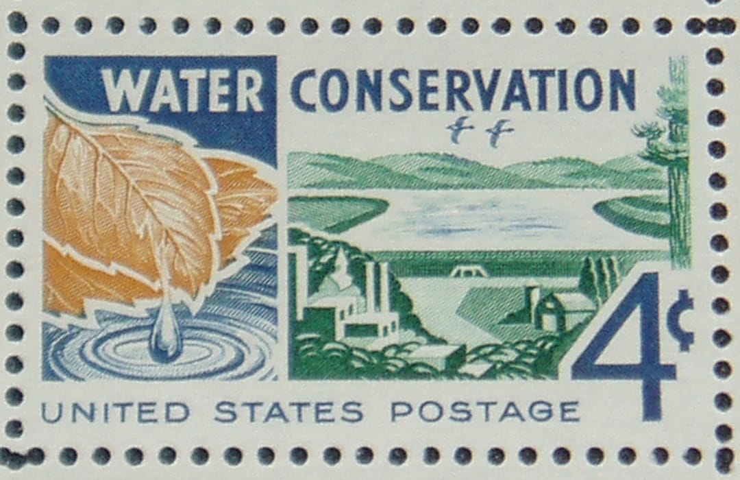Mint 4c Stamp Sheet, Water Conservation, Scott Catalog #1150 X 50 ...