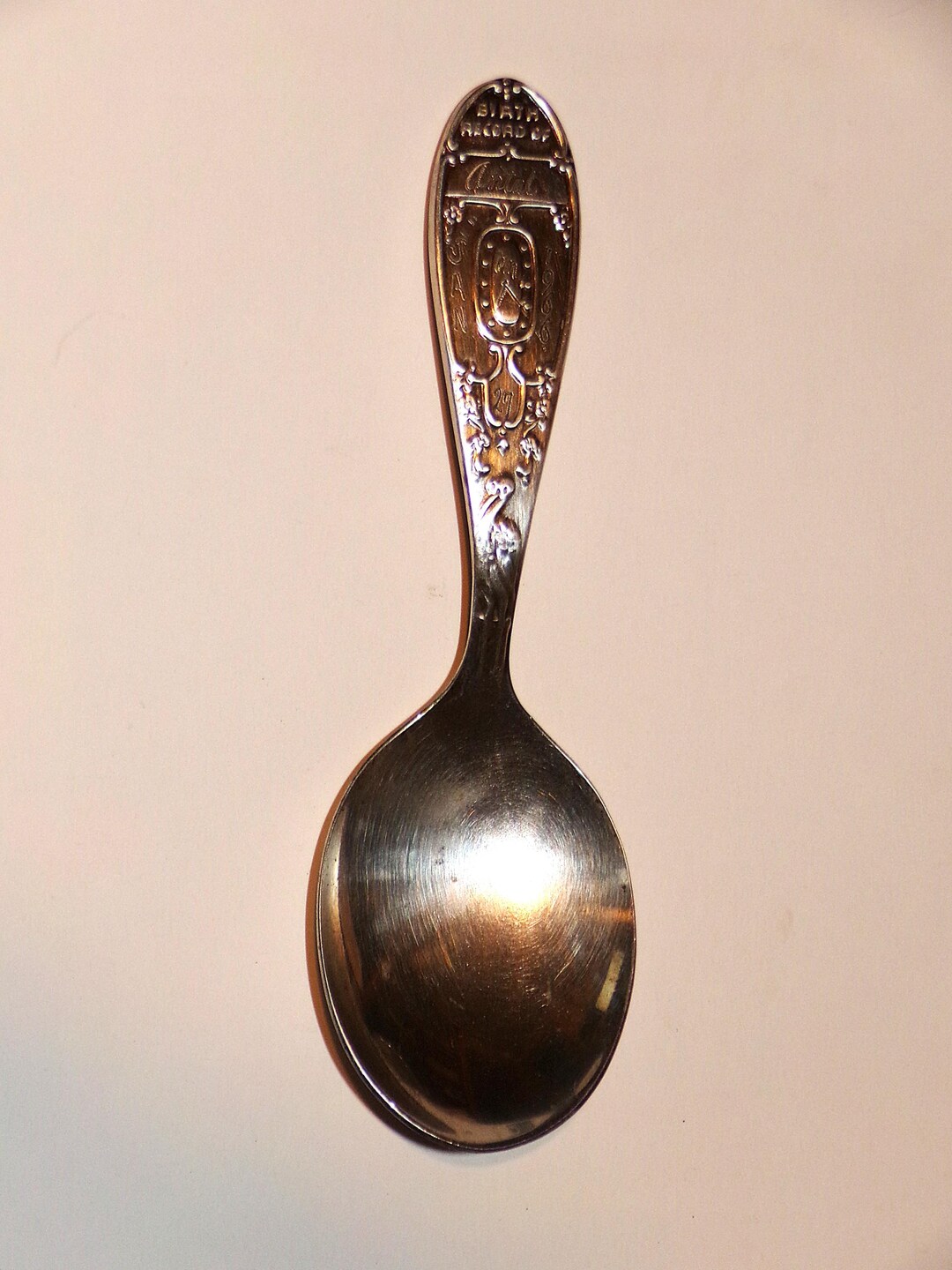 Rogers Birth Record Baby Spoon, Antal Jan 27 1966, Silver Plate - Etsy