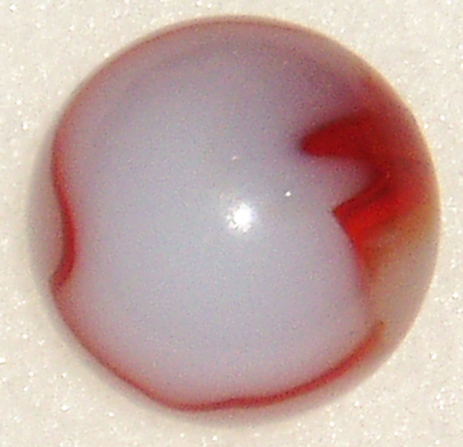 Peltier Flaming Red Zebra .655 21/32 Mint Marble - Etsy