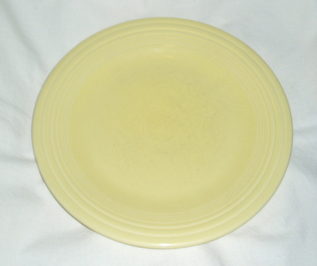 Vintage Fiesta Dinner Plate, 10.5, New Yellow - Etsy