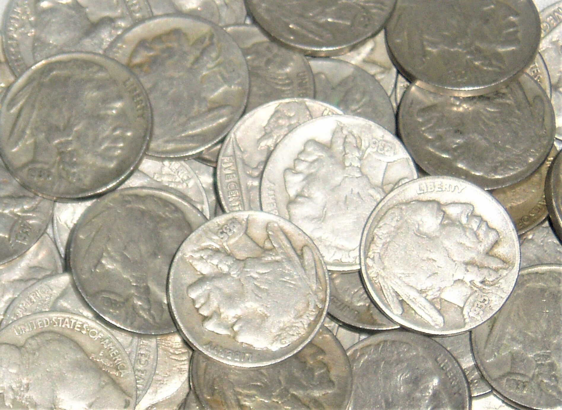 Buffalo Nickels X 10 Full Date 1930's Coin Collecting - Etsy