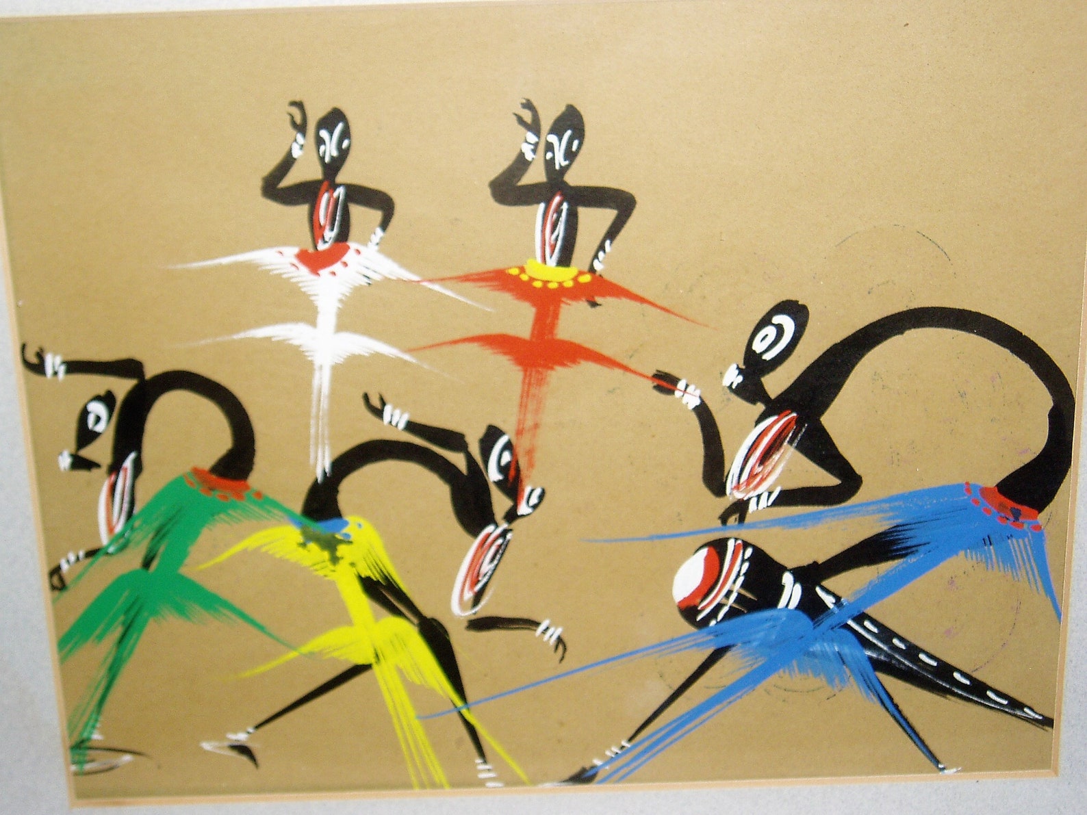 Kenyan Tribal Art Painting Kenyan Dancers - Etsy