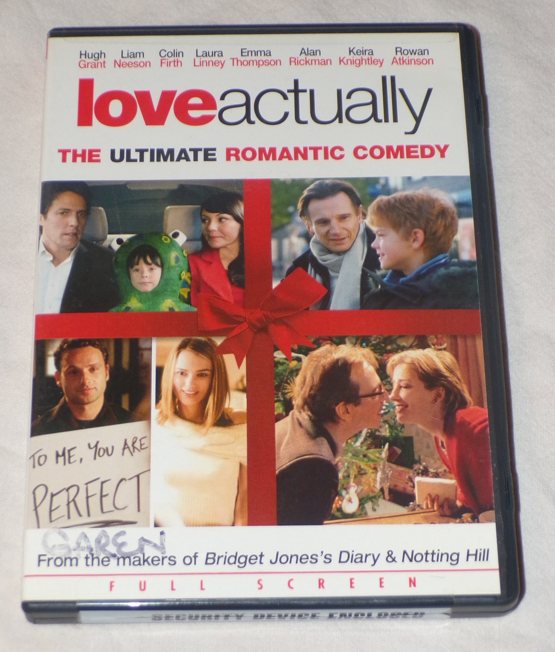 DVD Love Actually Fullscreen, Romantic Comedy, Additional Dvds Ship ...