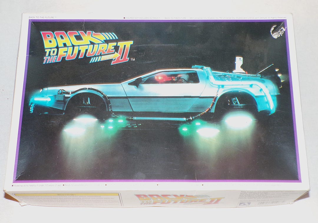 Delorean Model Kit, Back to the Future II, 1997 - Etsy