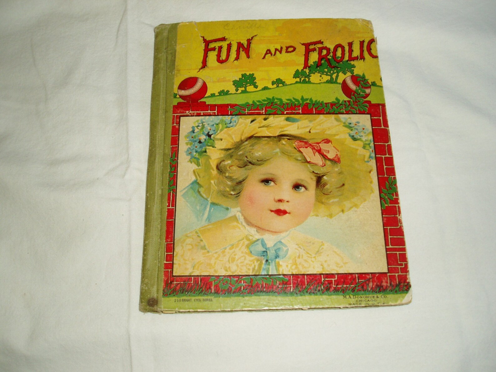 Children's Book Fun and Frolic Engraved Drawings | Etsy