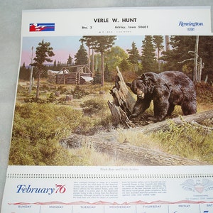 Remington Calendar, 1976 Bicentennial Complete, 12 Pictures - Etsy