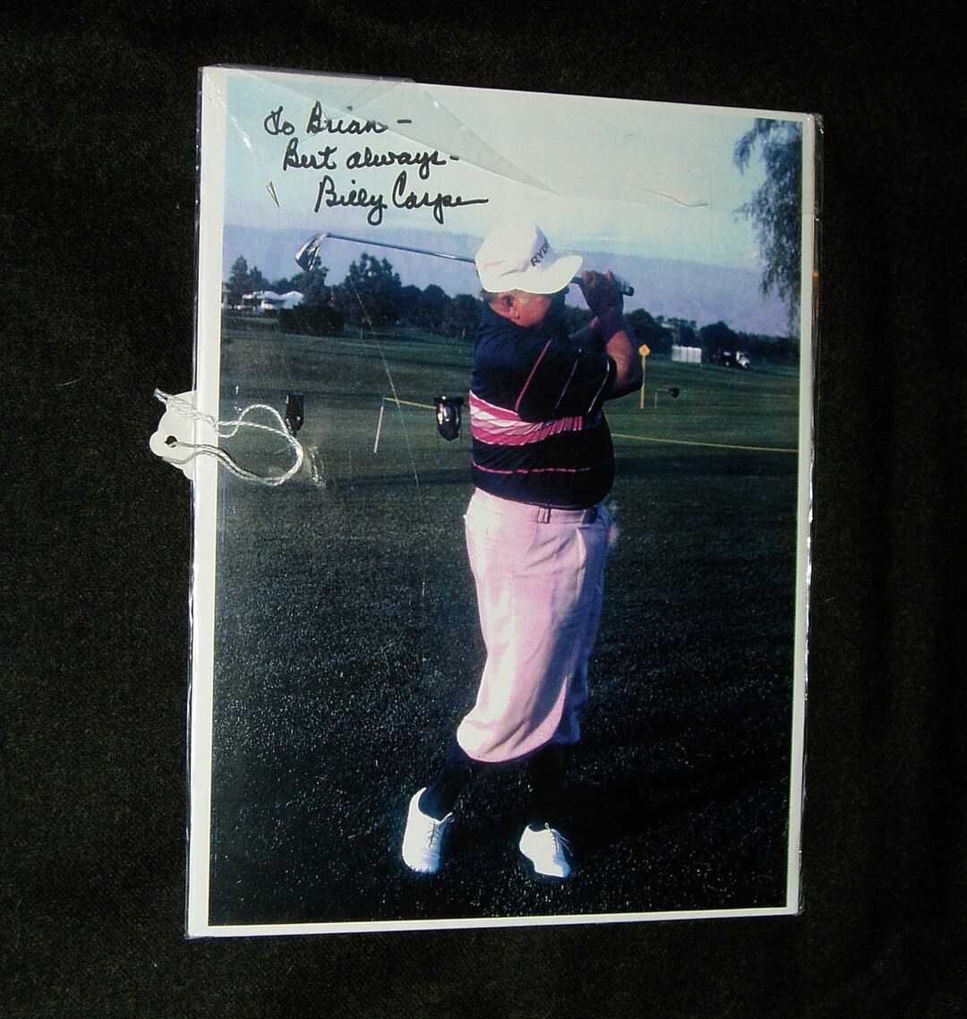 Autograph, Signed Picture, Billy Casper, Golf Pro, 8 X 10 - Etsy