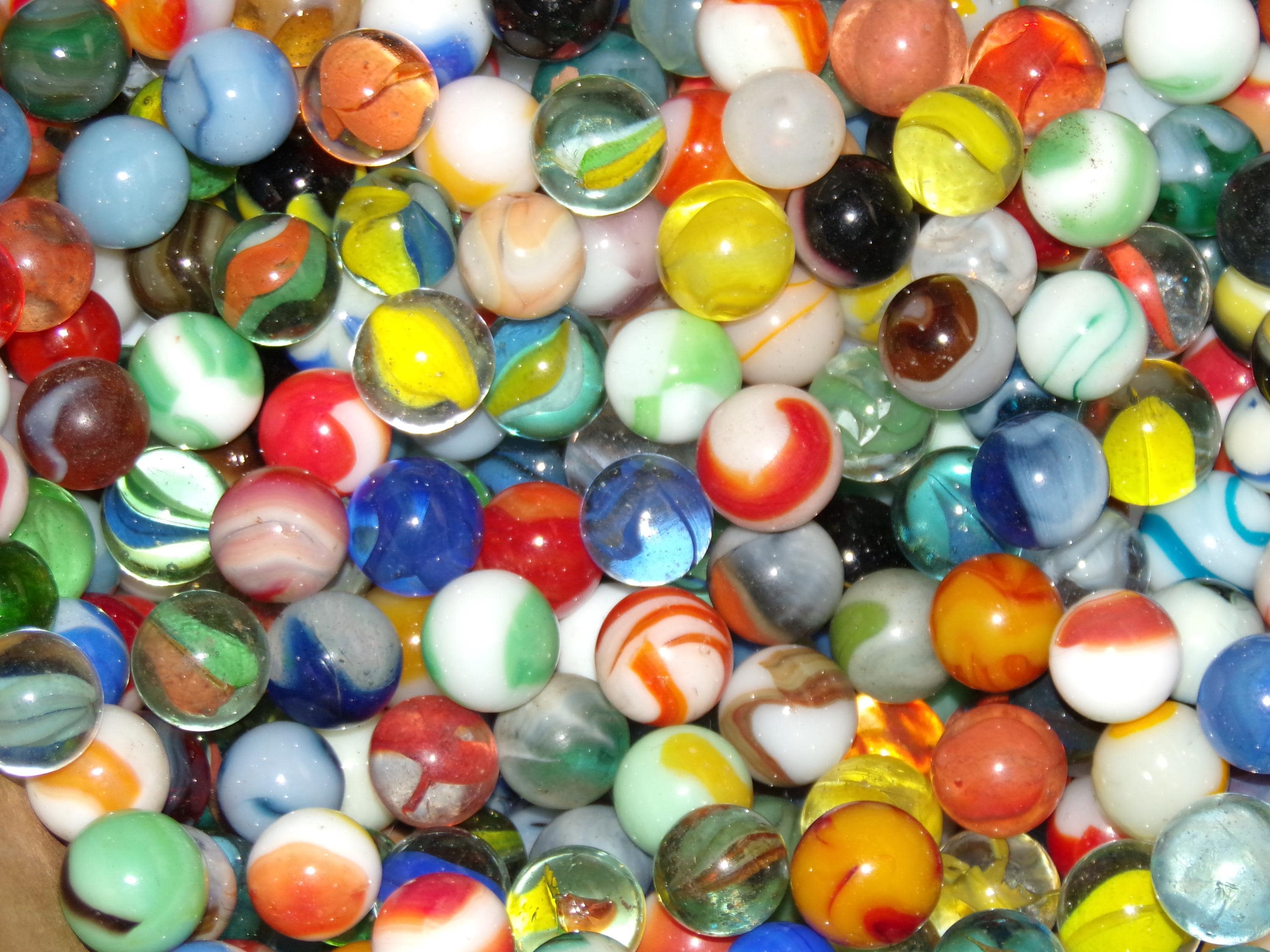 100 Vintage Glass Marbles, 1920s-1990s Collectible Mix - Etsy