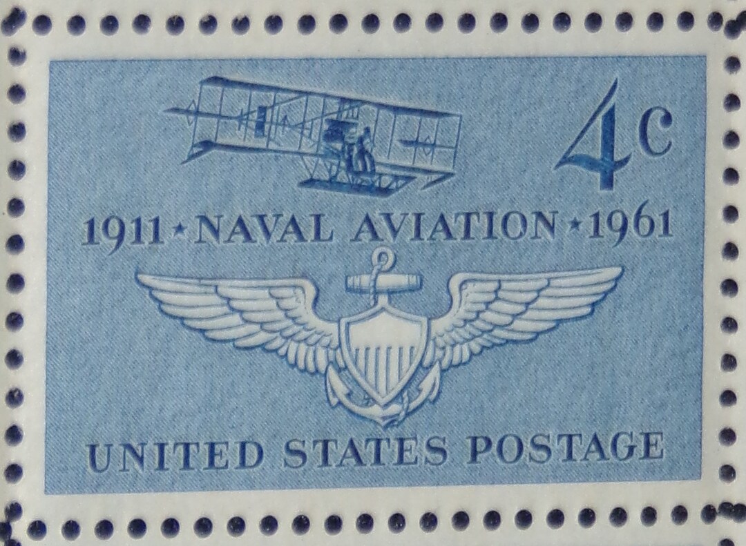 Mint 4c Stamp Sheet, Naval Aviation, Scott Catalog #1185 X 50 Stamps - Etsy