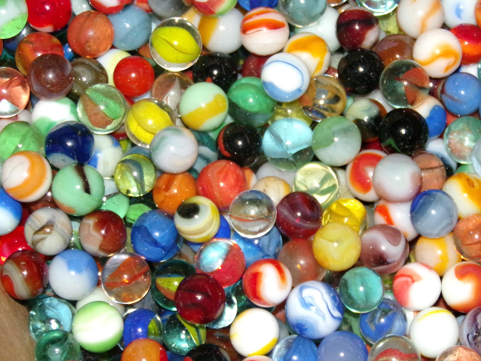 100 Vintage Glass Marbles, 1920s-1990s Collectible Mix - Etsy