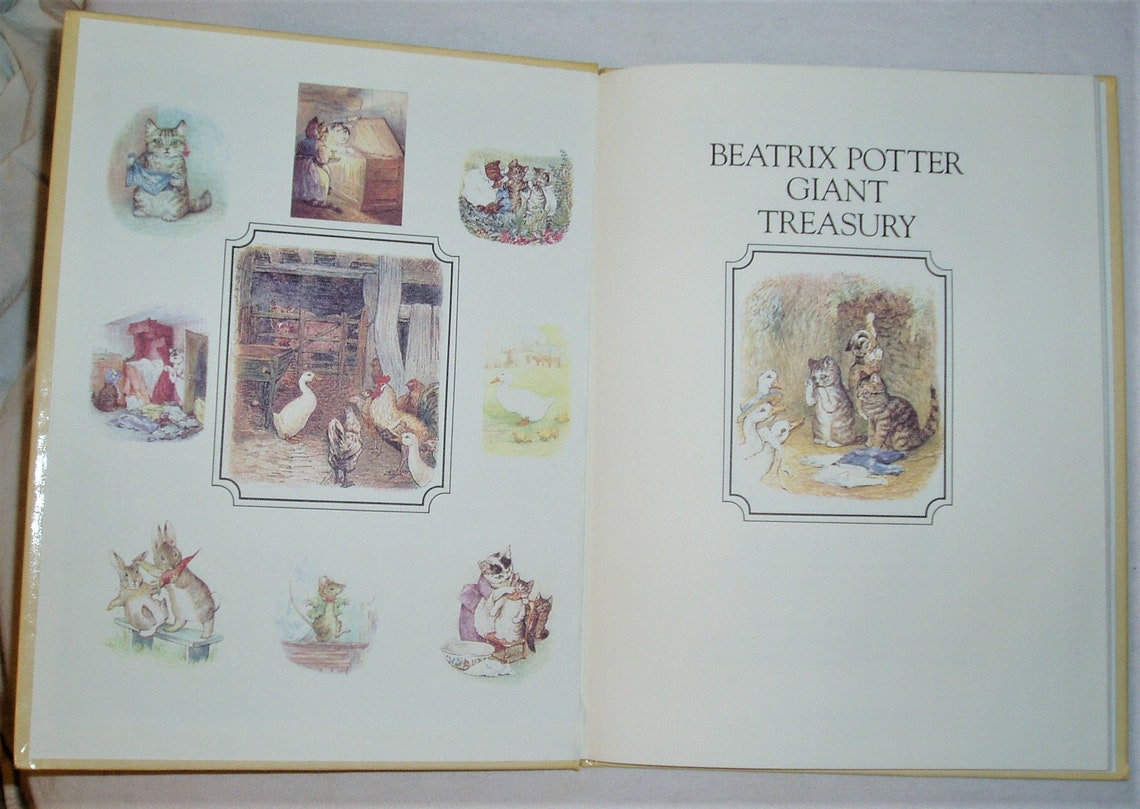 Beatrix Potter Giant Treasury Children's Book - Etsy