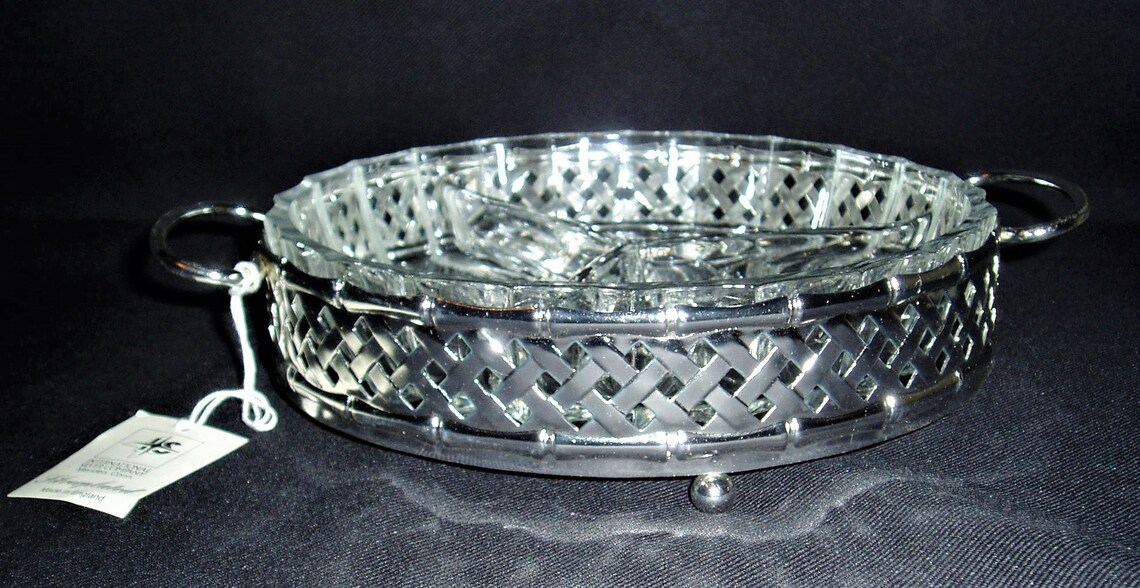 Relish Tray in Carrier International Silver Co. New Old - Etsy