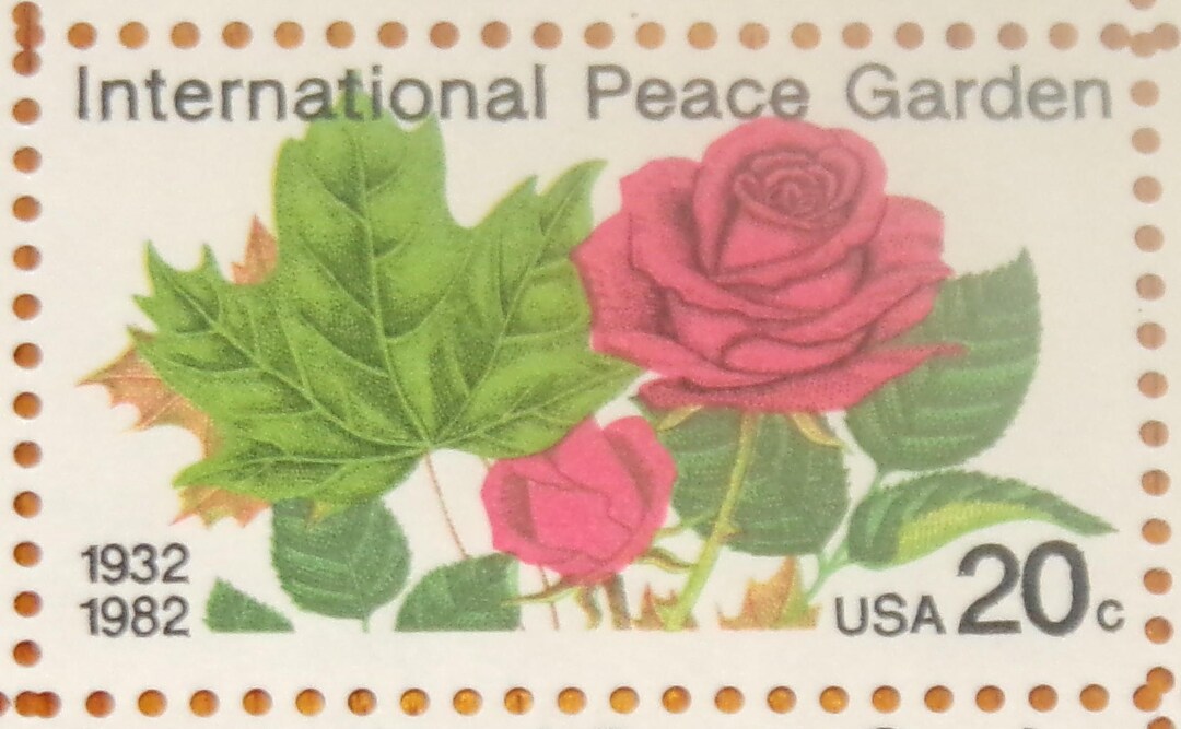 USA Mint Stamp Sheet, 20c X 50, Scott #2014, International Peace Garden ...