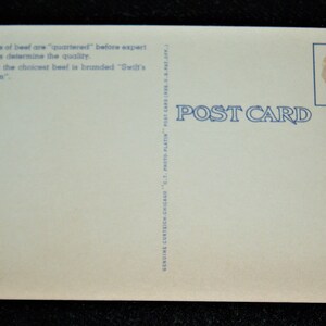 Postcard, Swift's Premium Beef Advertising, Additional Cards Ship Free ...