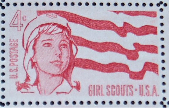 Mint 4c Stamp Sheet Girl Scouts Scott Catalog 1199 X 50 | Etsy