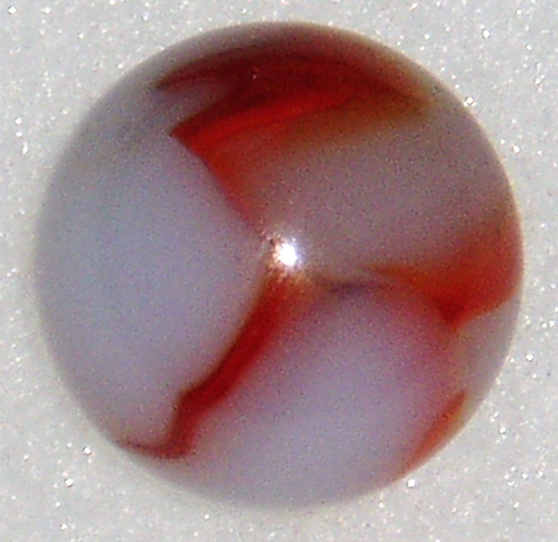 Peltier Flaming Red Zebra .655 21/32 Mint Marble - Etsy