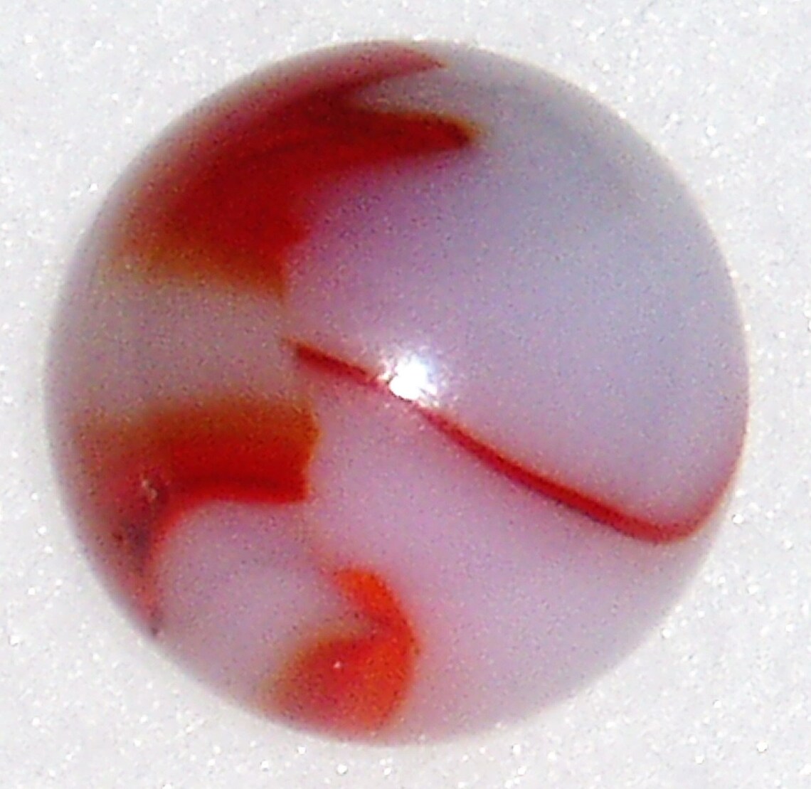 Peltier Flaming Red Zebra .655 21/32 Mint Marble - Etsy