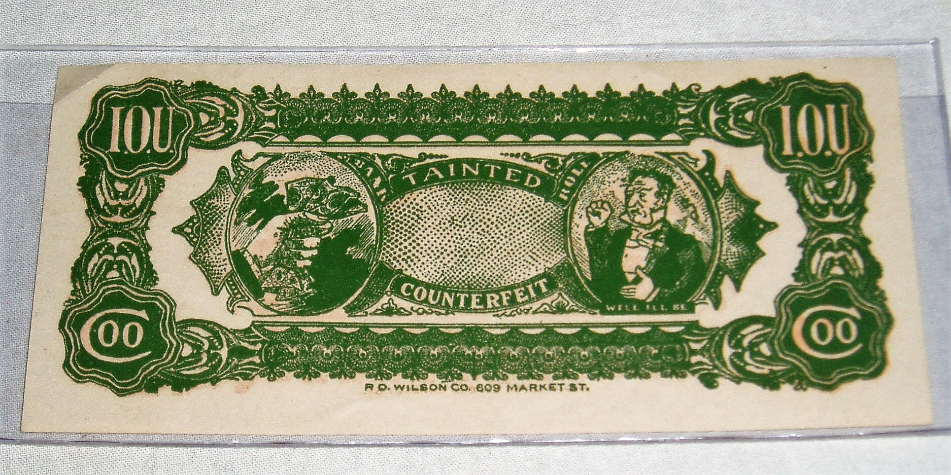 1920's counterfeit Currency I.O.U. - Etsy India