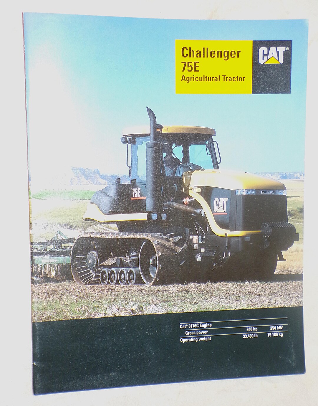 Sales Brochure Caterpillar Challenger 75E - Etsy