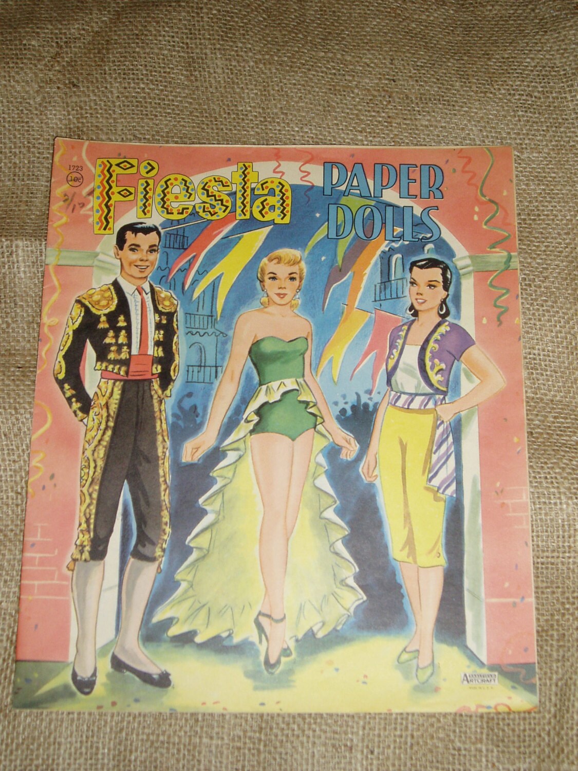Paper Doll Book, NOS, Fiesta Paper Dolls, 1950s, Original - Not Repros ...