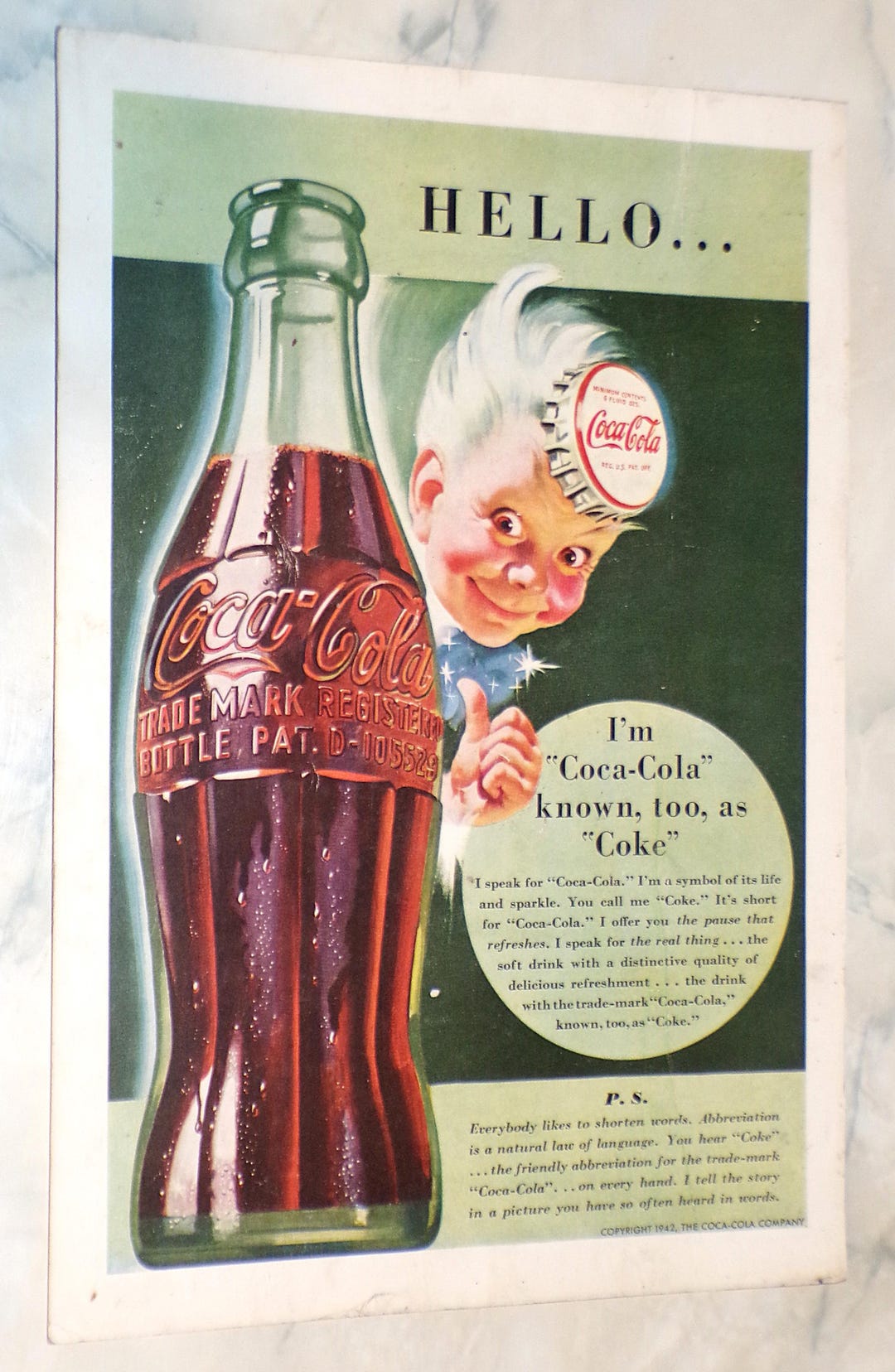 WWII Coca-cola Ad, Sprite Character, Alaska Tourism Reverse, Additional ...