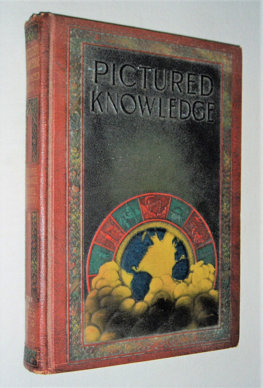 Pictured Knowledge, 1936, Ornate Embossed Cover - Etsy