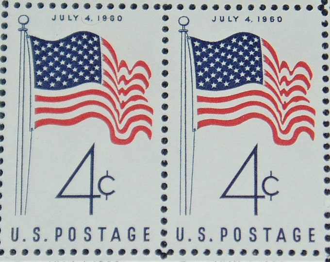 Mint 4c Stamp Sheet, Flag, Scott Catalog 1153 X 50 Stamps - Etsy