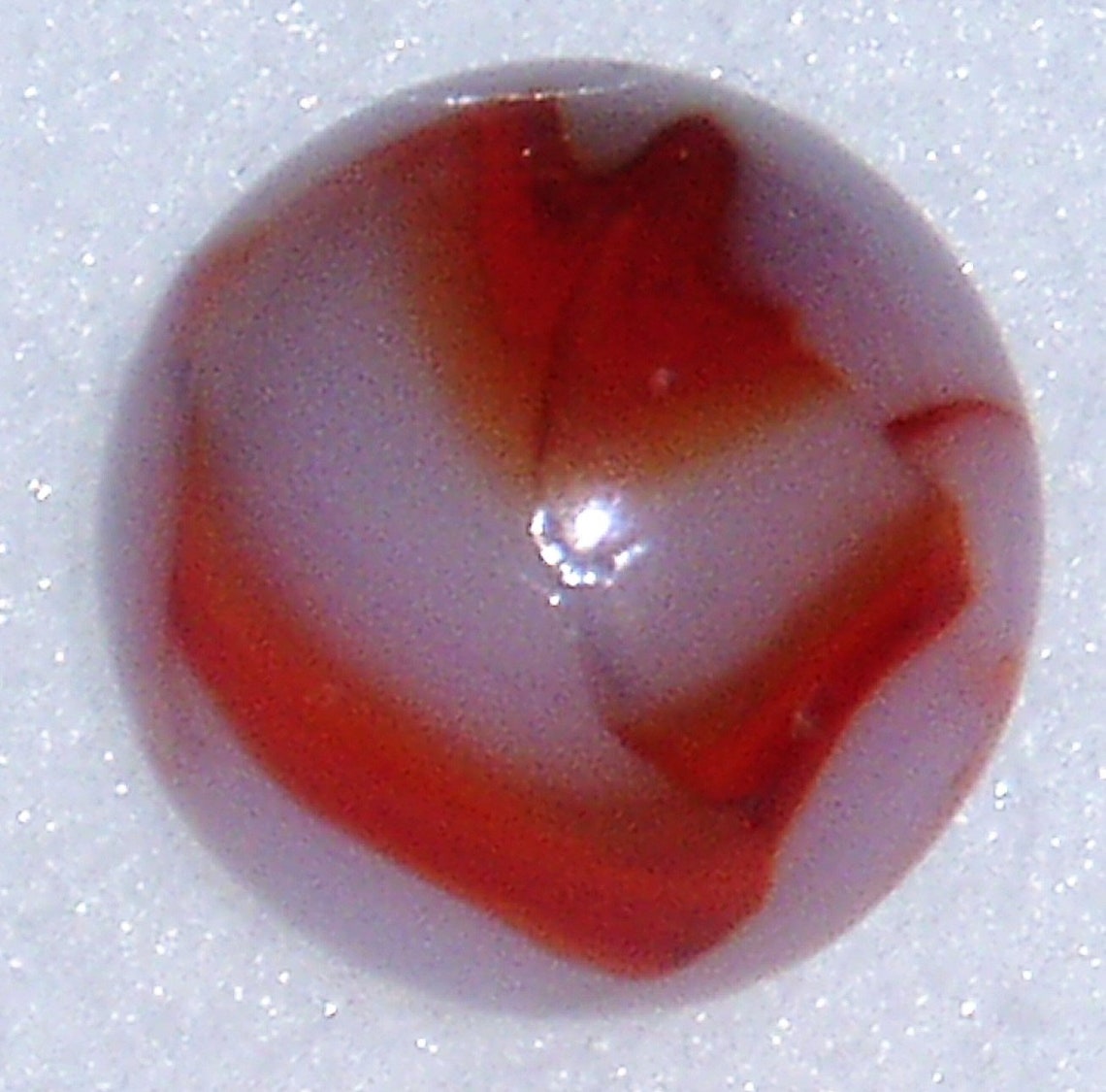 Peltier Flaming Red Zebra .655 21/32 Mint Marble - Etsy