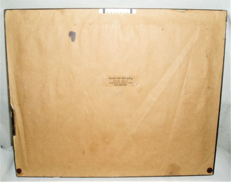 Framed Autographed Print Patrick J. Costello Winter Scene - Etsy