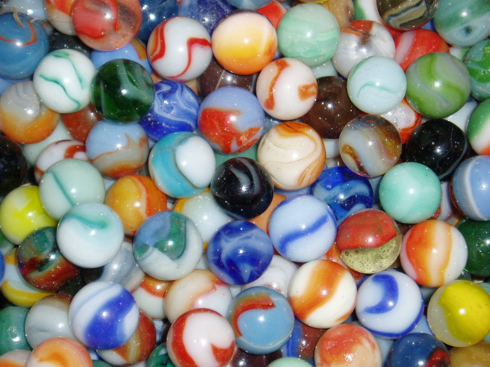 100 Antique Marbles 1920's-1950's Peltier Akro - Etsy Canada