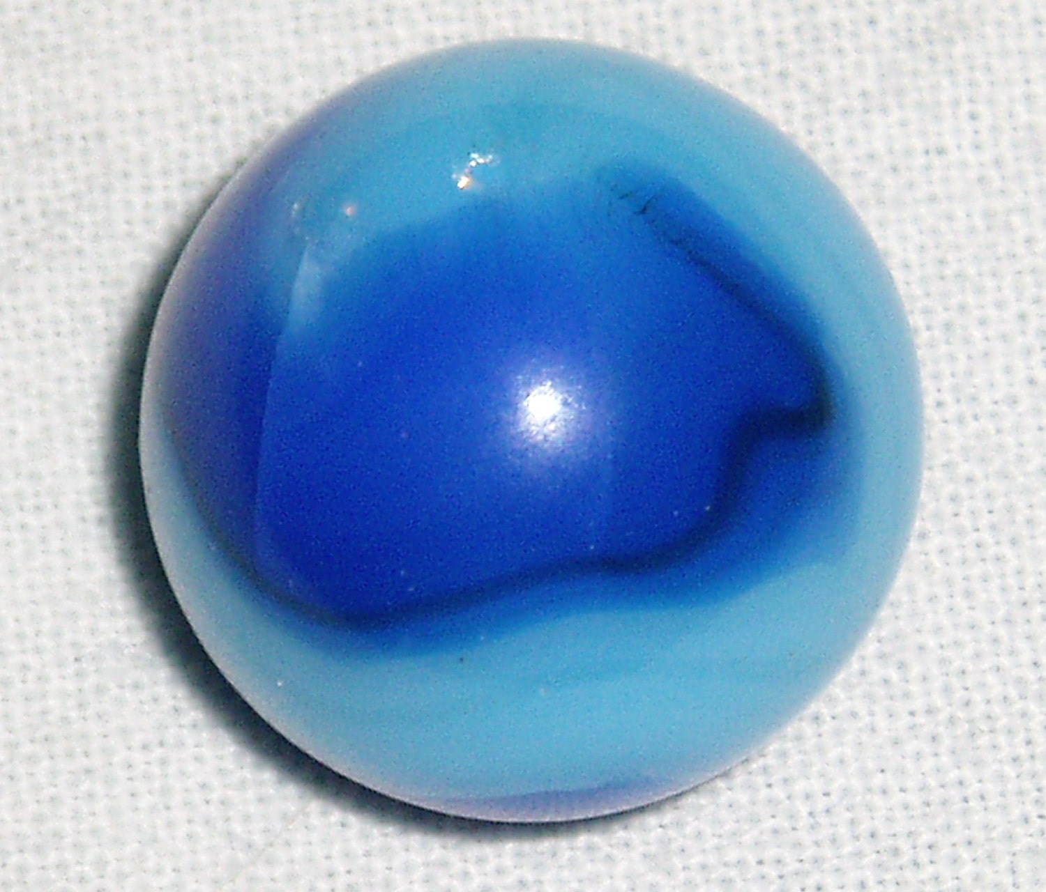 Vintage Akro Agate Corkscrew Marble Rare Blue on Blue With - Etsy